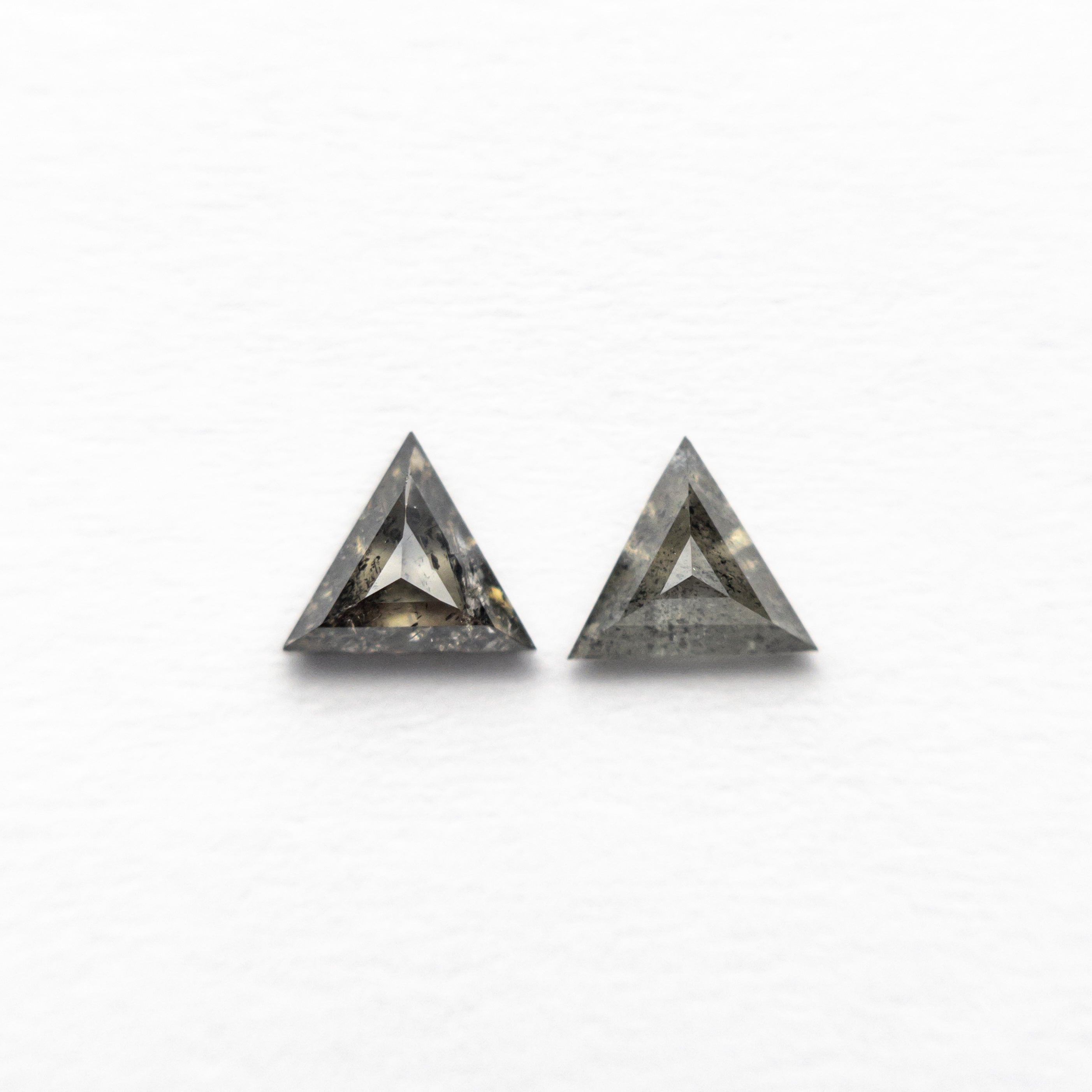 0.31cttw 2pc 4.10x3.61x1.83mm 4.05x3.551.75mm Triangle Rosecut Matchin – Anueva Jewelry