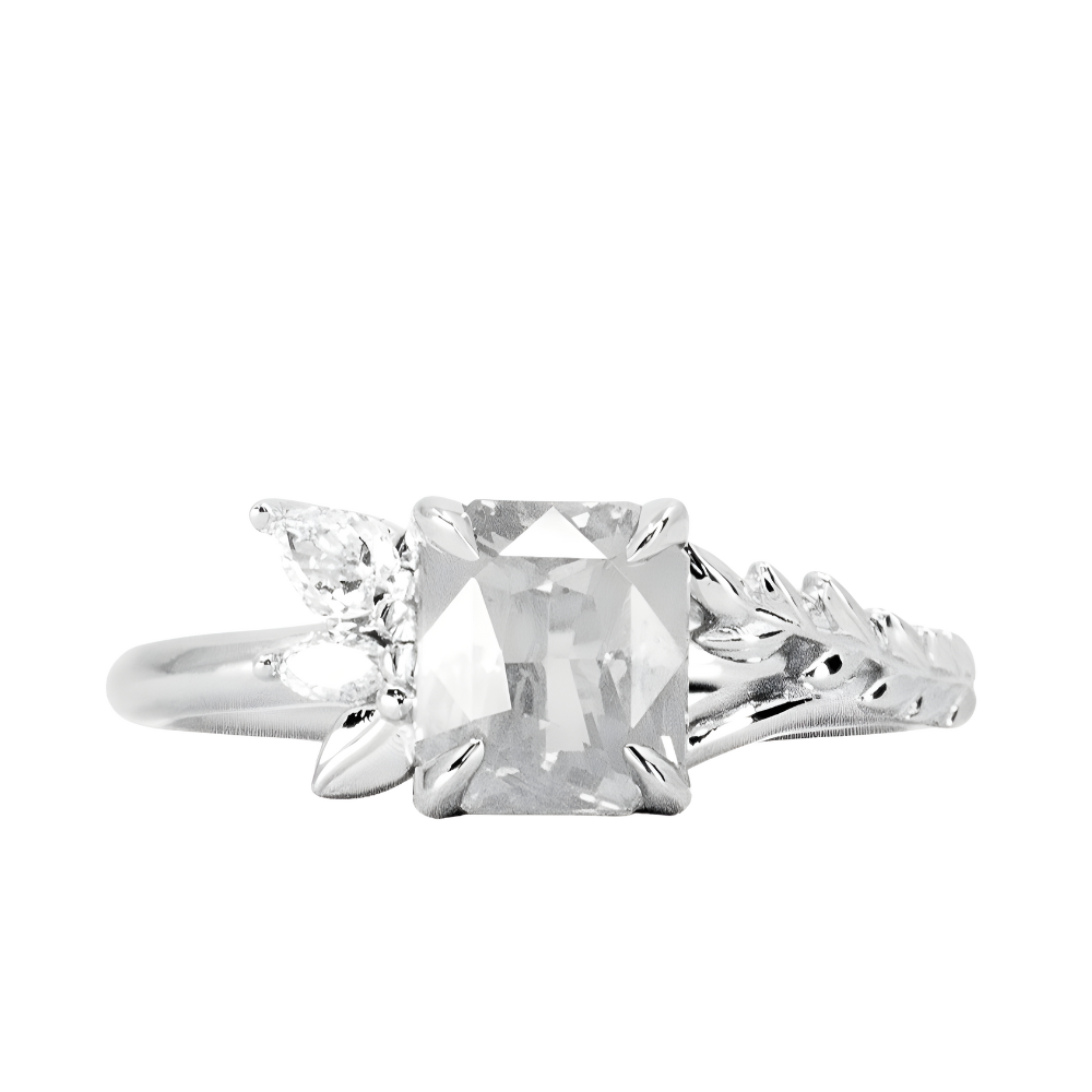 Wandering Vine with Diamonds Low Profile - Setting – Anueva Jewelry