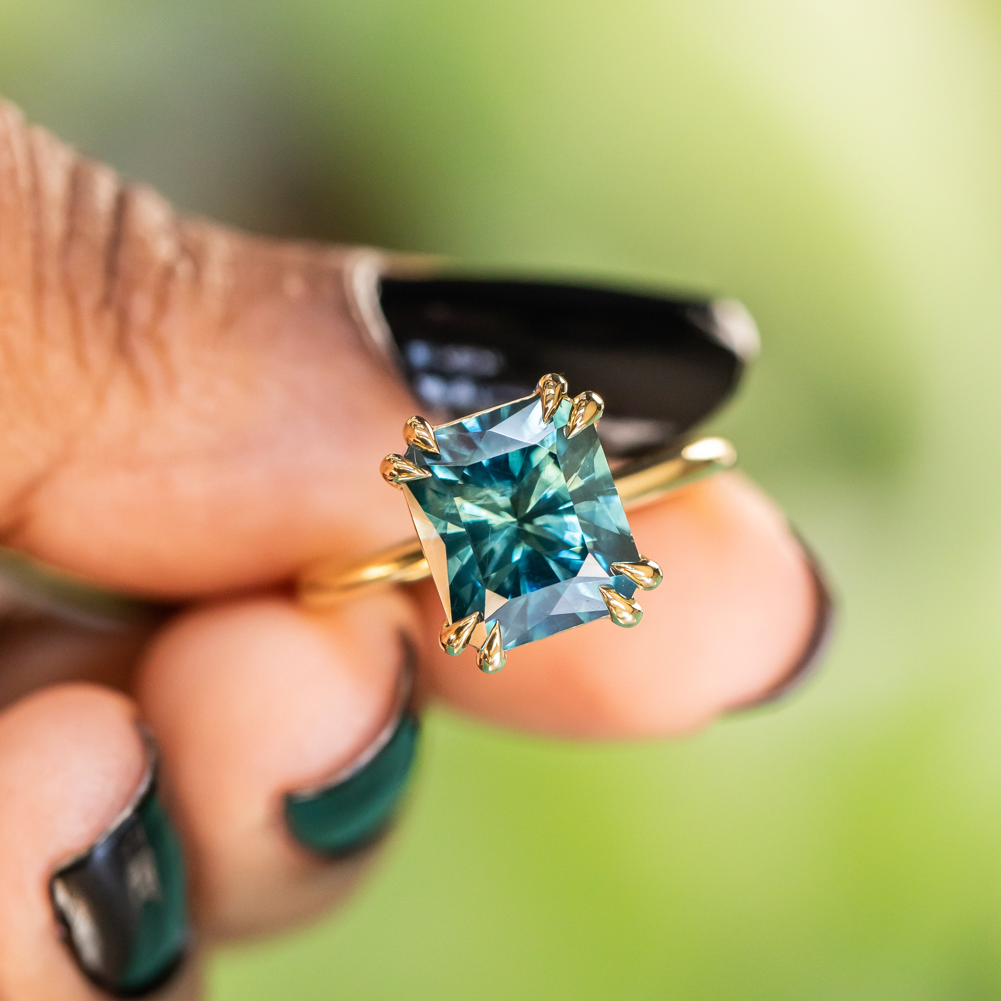 Plain Double Prong Solitaire, Stackable - Setting – Anueva Jewelry