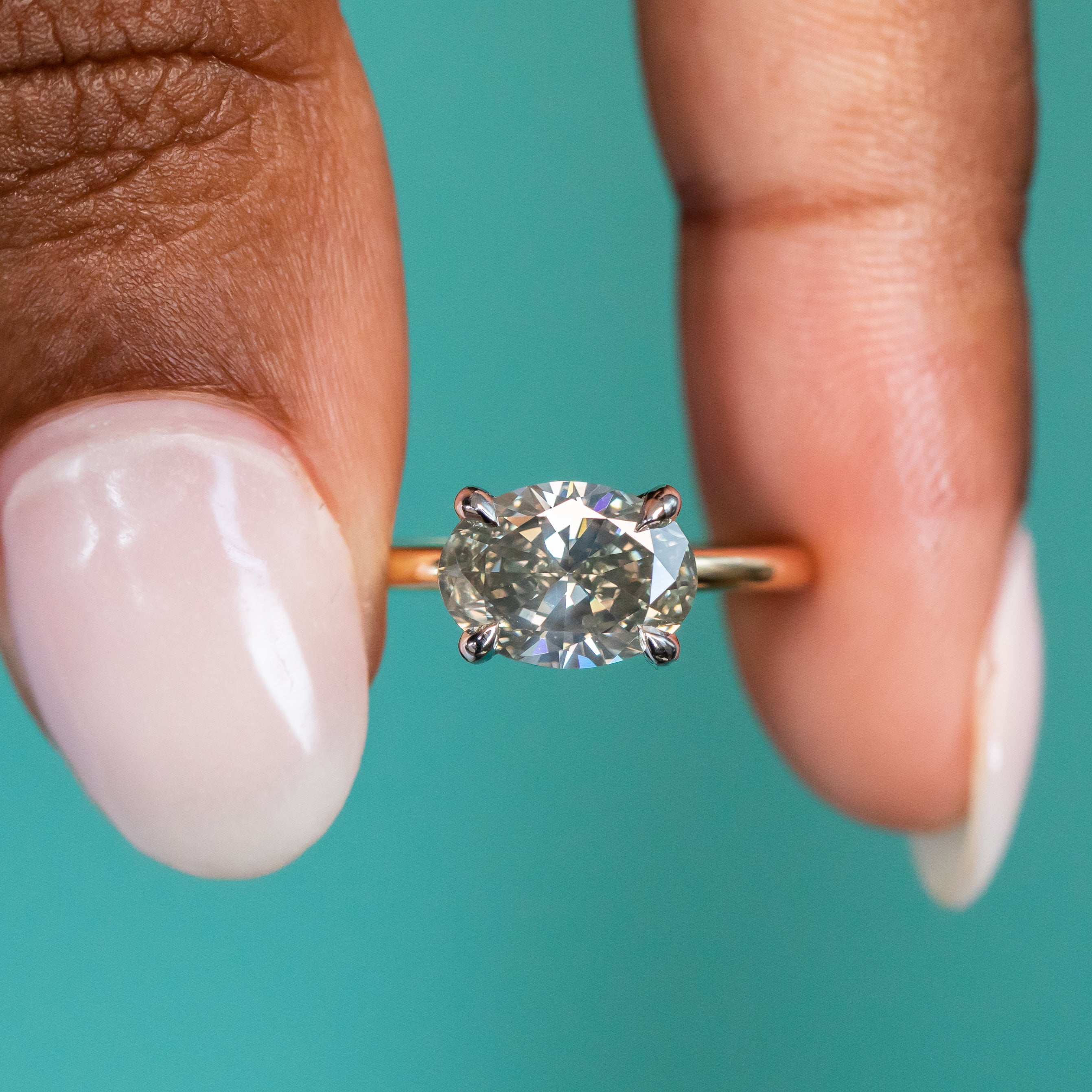 Plain Classic 4-Prong Solitaire, Stackable - Setting – Anueva Jewelry