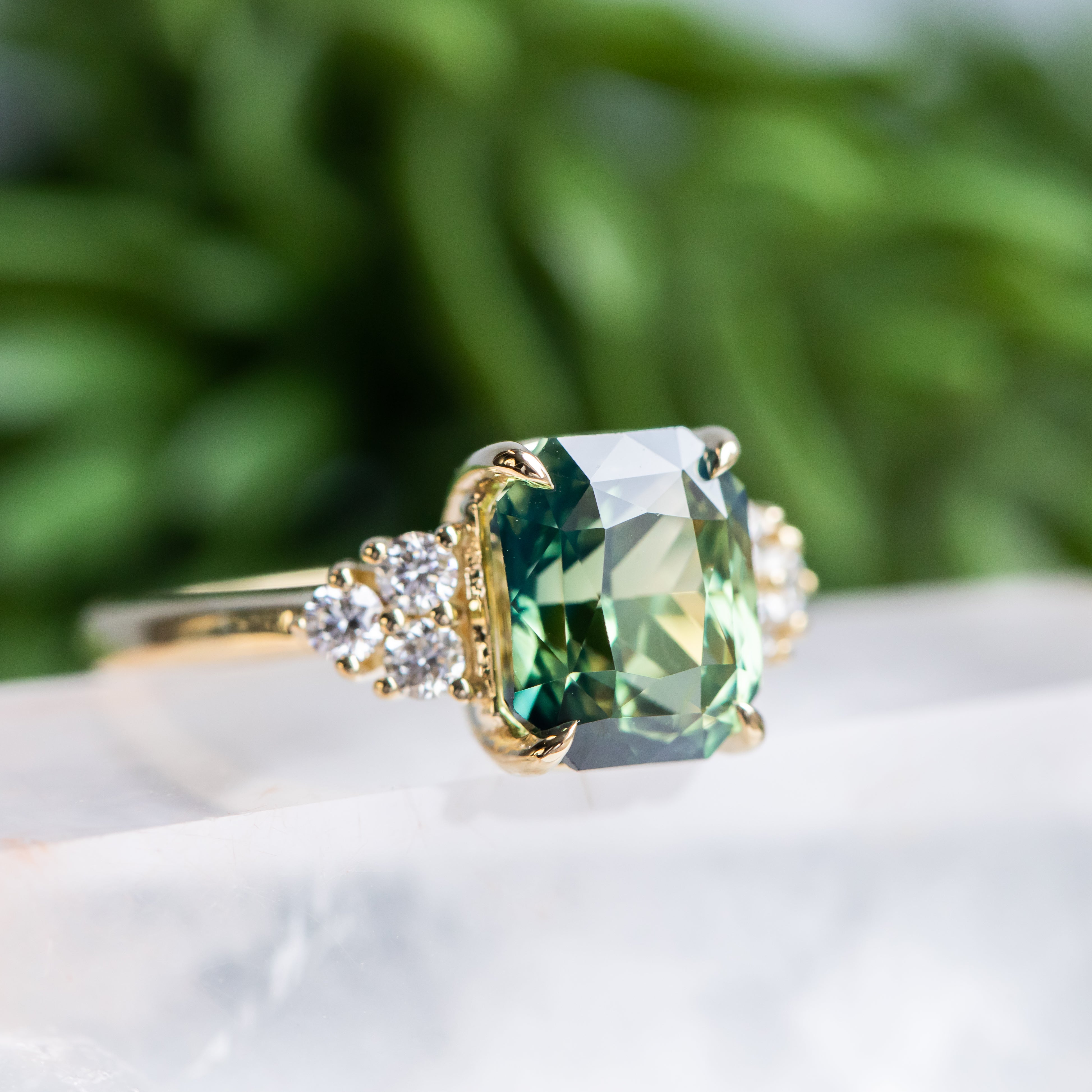 Diamond Cluster Side Stone - Setting – Anueva Jewelry