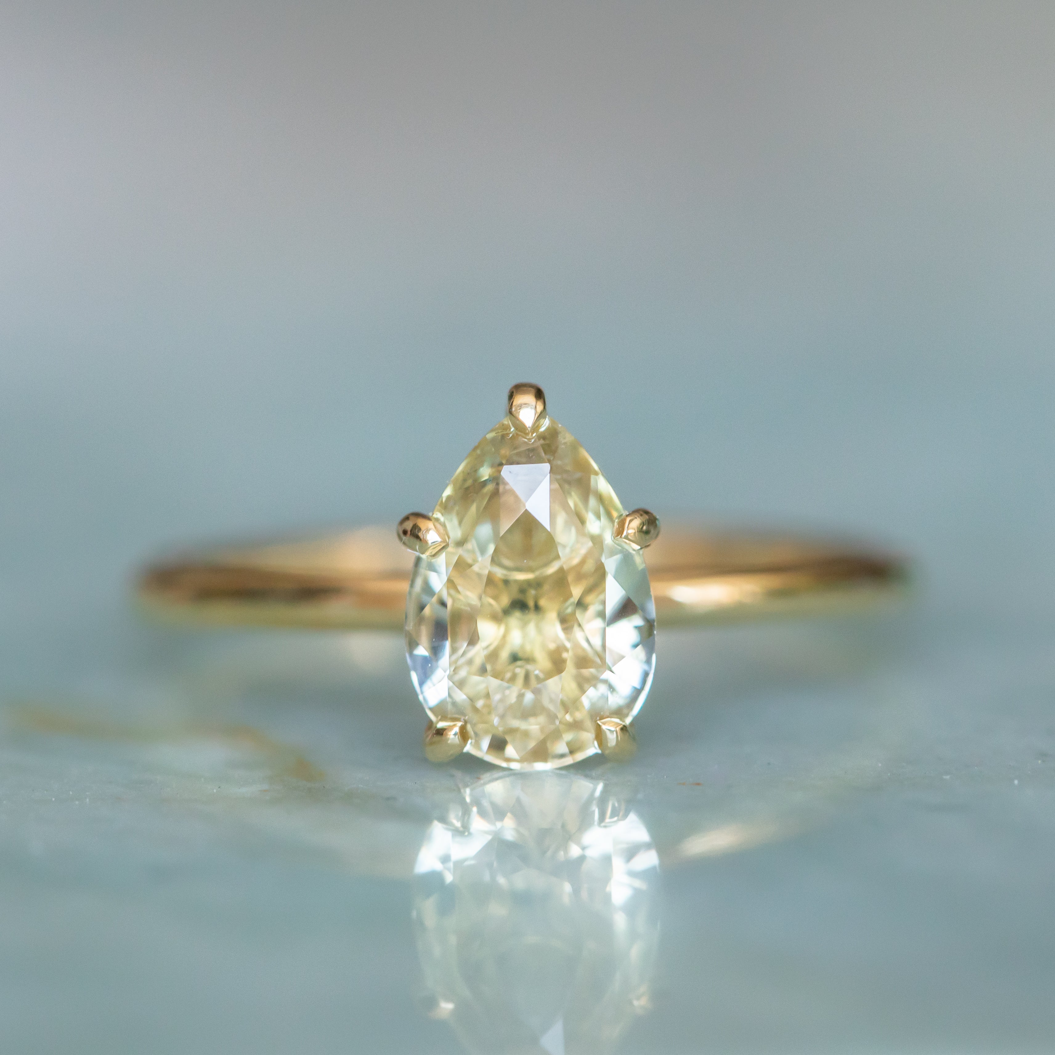 Plain Classic 4-Prong Solitaire, Stackable - Setting – Anueva Jewelry