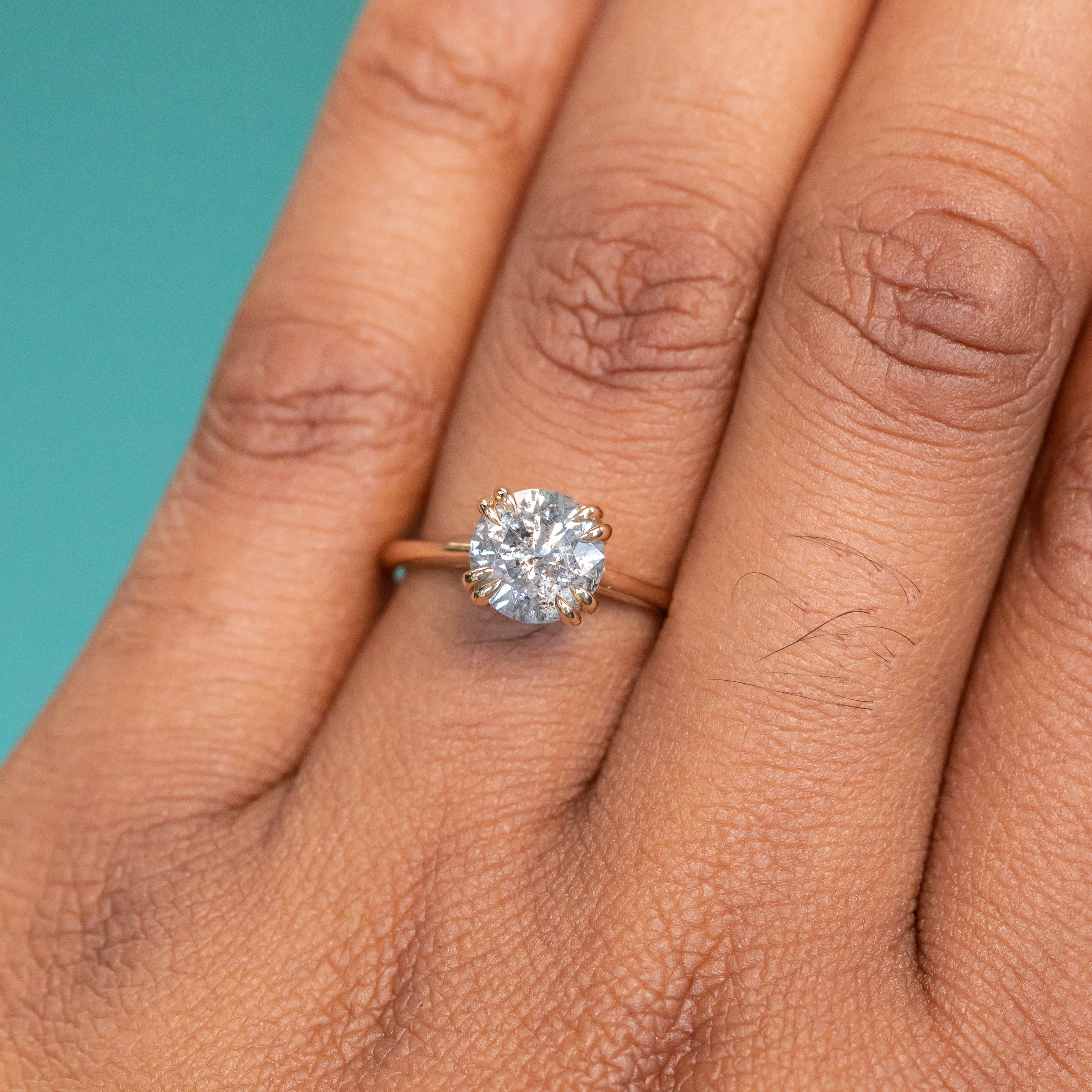 Hidden Halo Double Prongs, Stackable - Setting – Anueva Jewelry