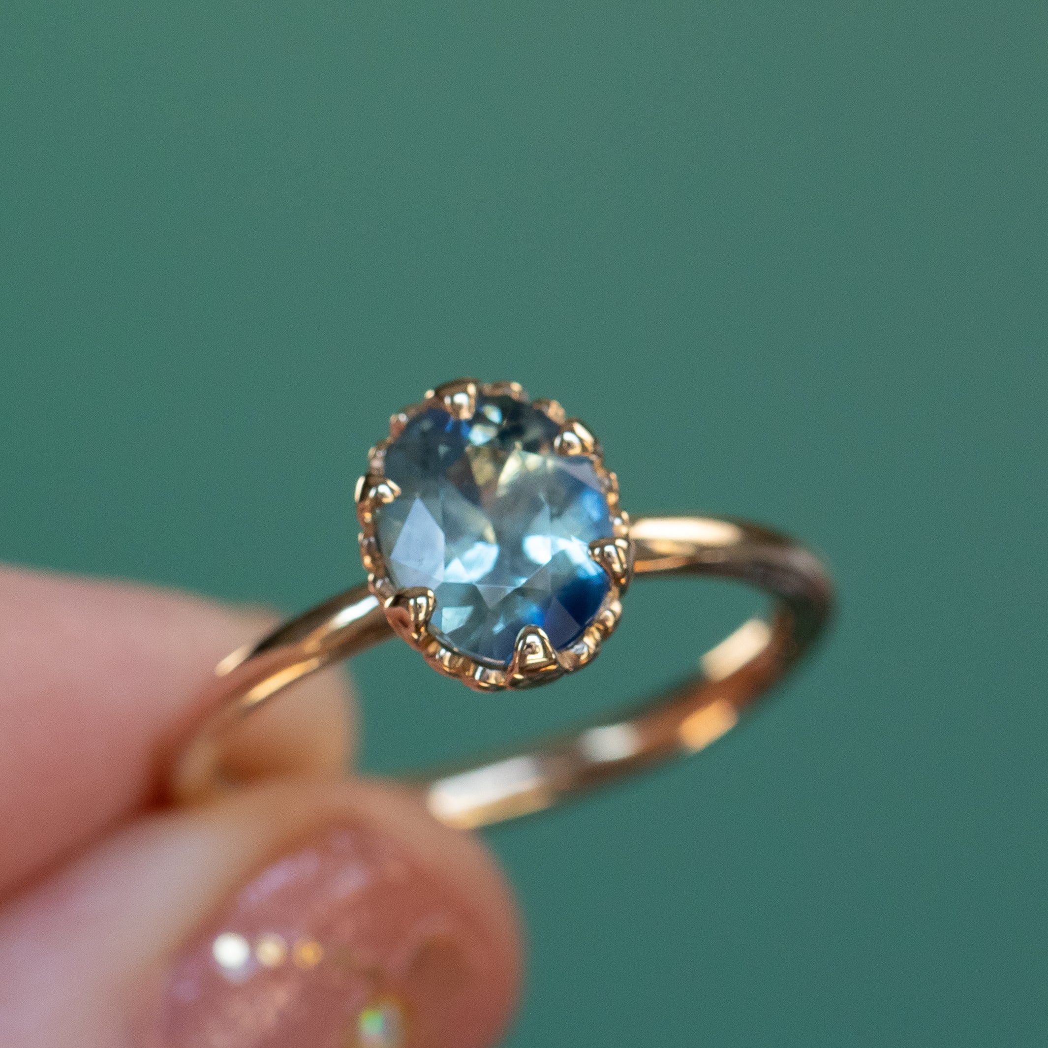 Scallop Cup Solitaire - Setting – Anueva Jewelry