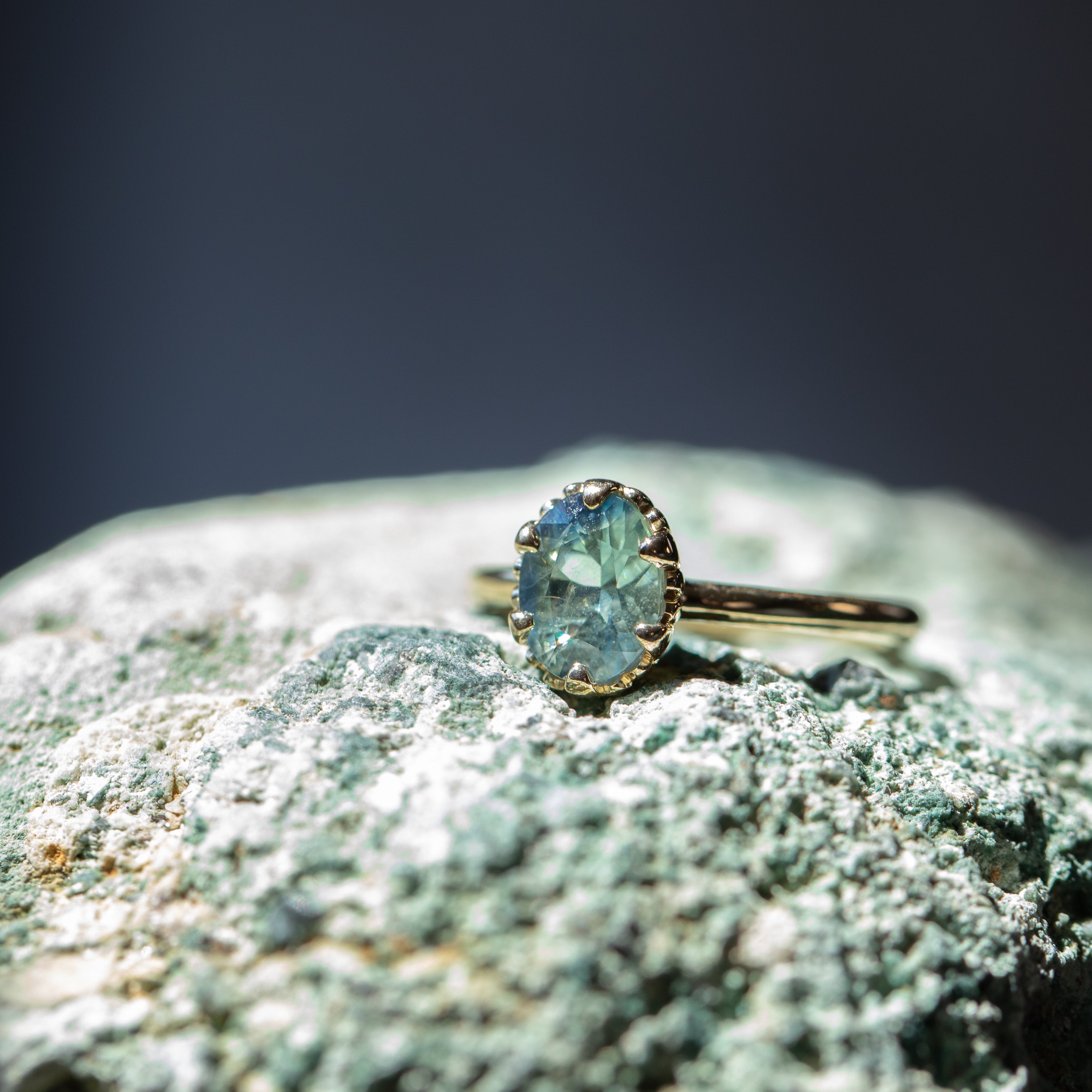 Scallop Cup Solitaire - Setting – Anueva Jewelry