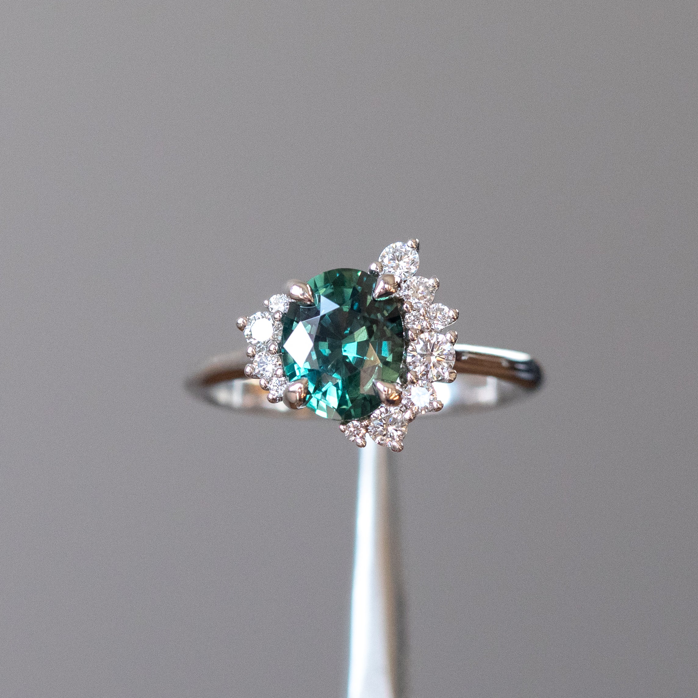 Asymmetrical Diamond Cluster - Setting – Anueva Jewelry