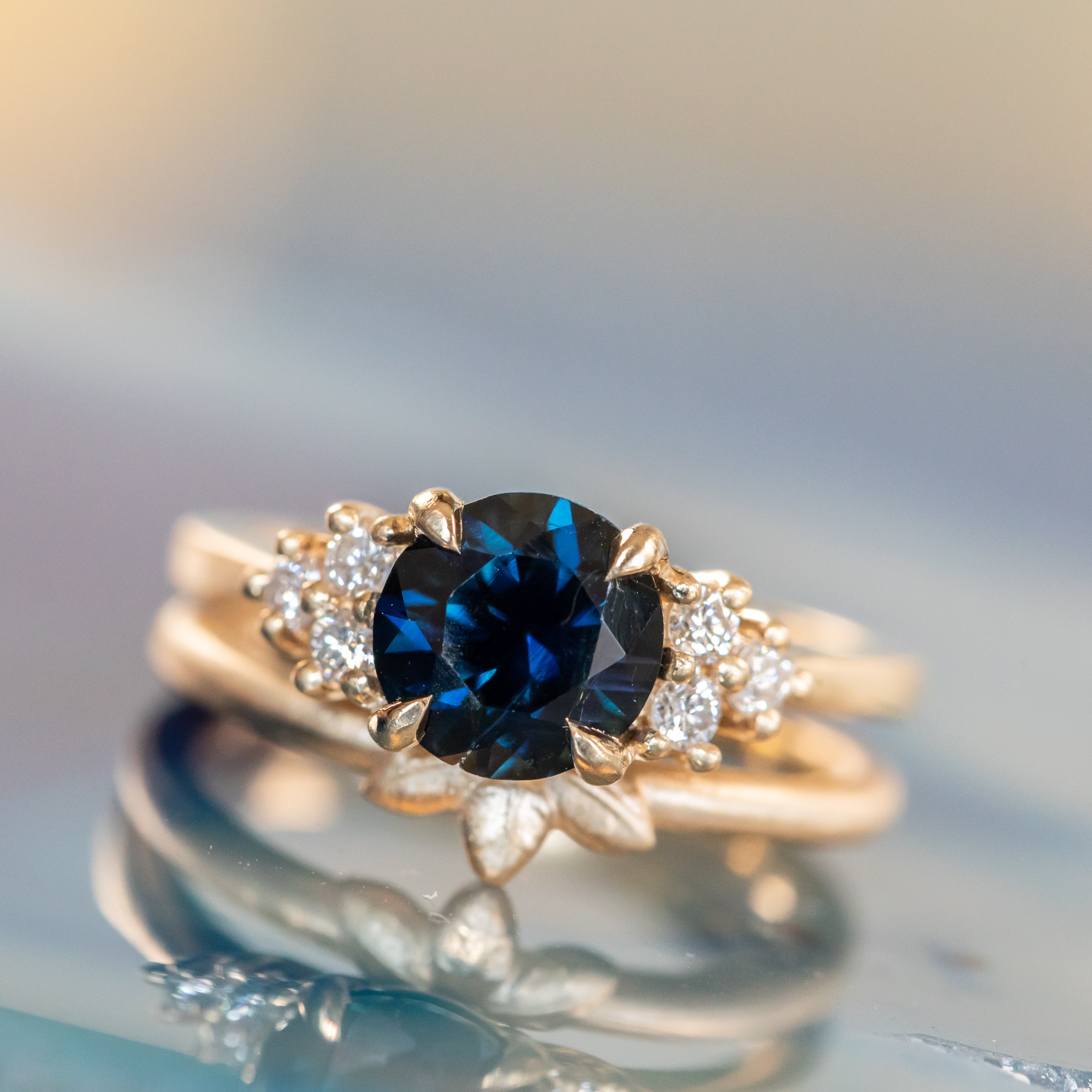 Diamond Cluster Side Stone - Setting – Anueva Jewelry