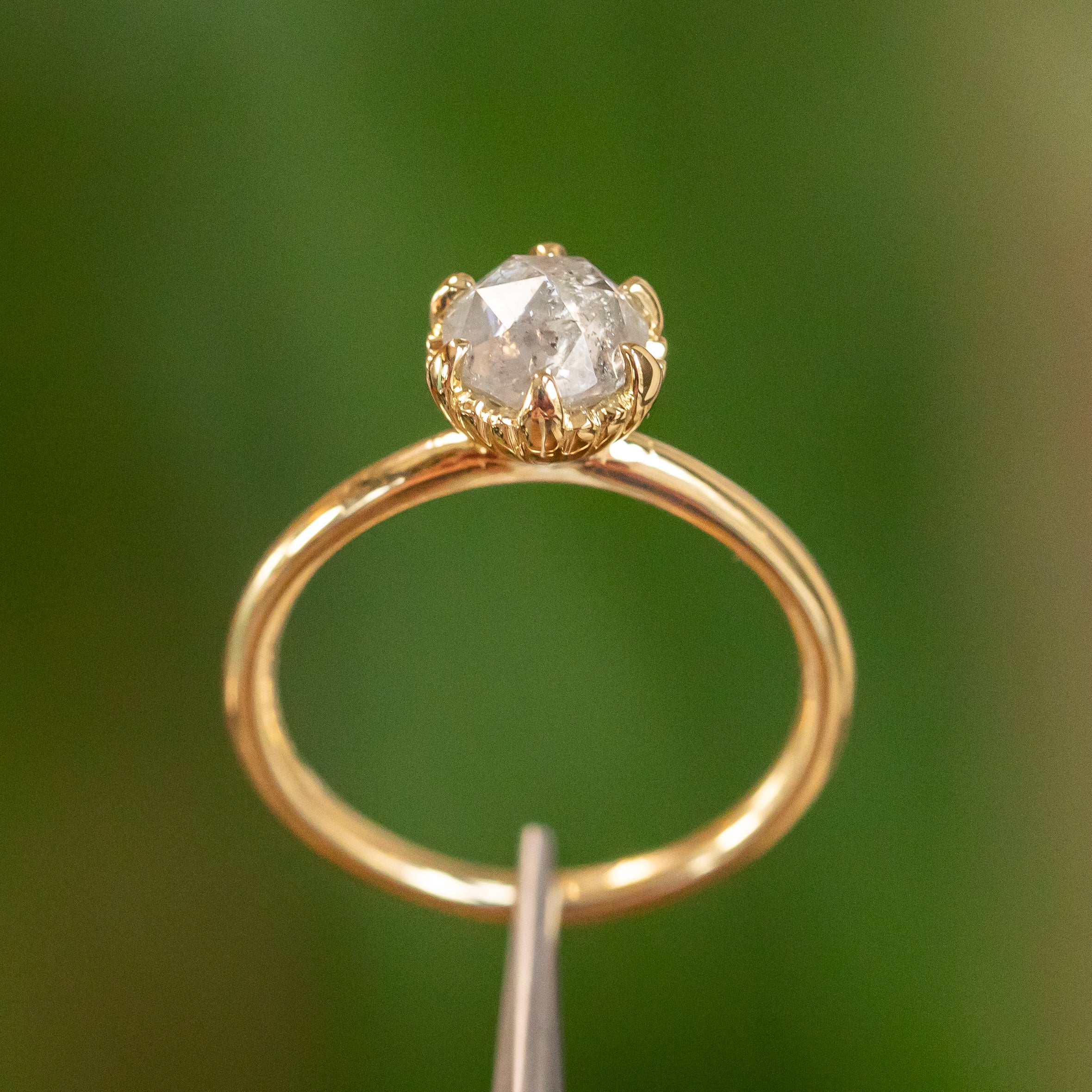 Scallop Cup Solitaire - Setting – Anueva Jewelry