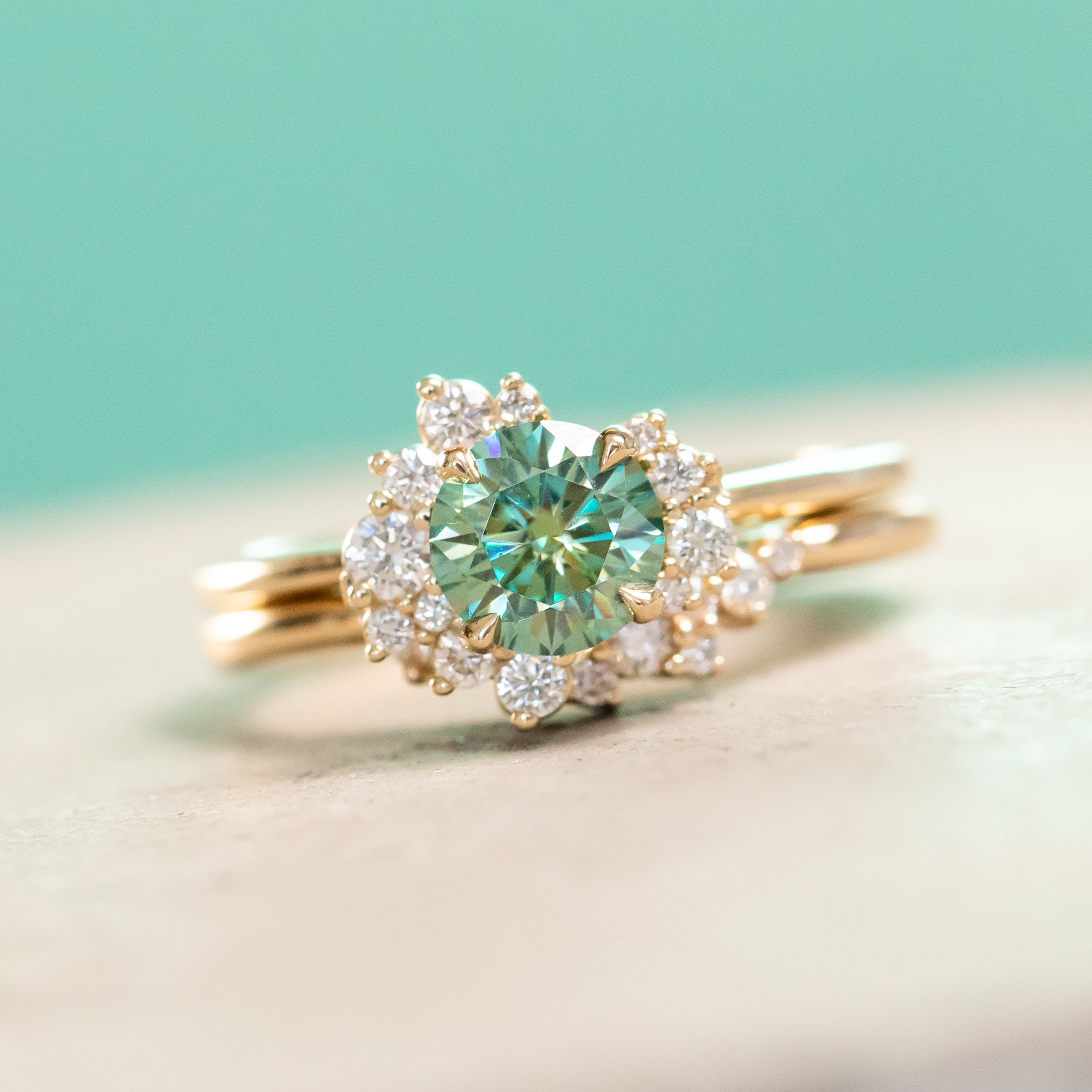 Asymmetrical Diamond Cluster - Setting – Anueva Jewelry