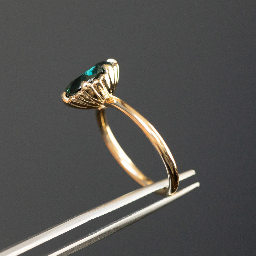Scallop Cup Solitaire - Setting – Anueva Jewelry